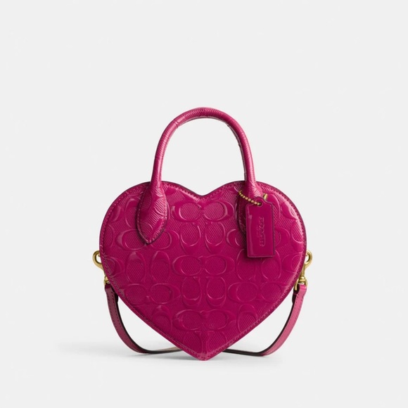 Coach | Bags | Coach Heart Bag In Signature Leather | Poshmark